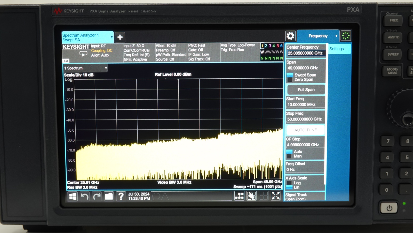 스펙트럼 + 신호 분석기 - Used Keysight Equipment